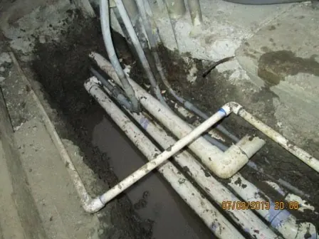 Leak Found in Pool Plumbing Coming From Pump Equipment
